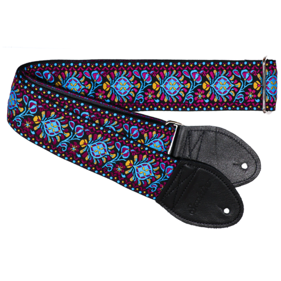 Hendrix Turquoise Guitar Strap — Northern Lights Music