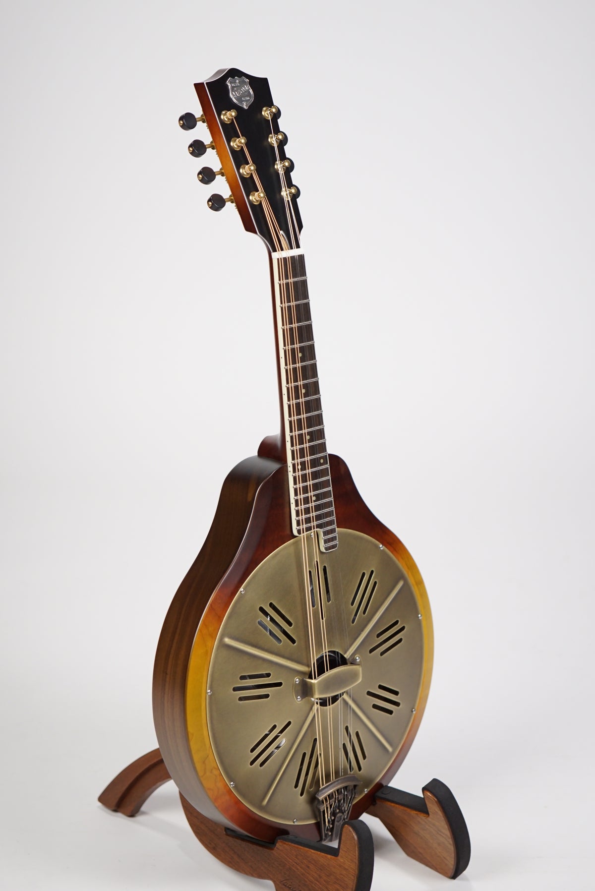 National Reso-Phonic RM-1 Mandolin, Antique Brass — Northern Lights Music